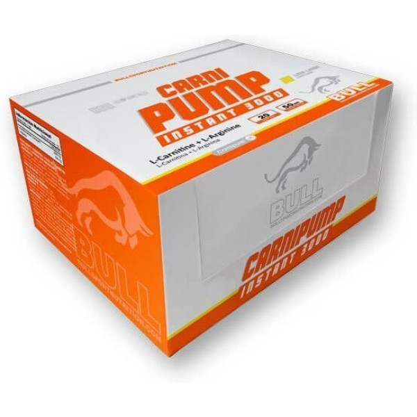 Bull Sport Nutrition Carni Pump Instant 3000 - 20 Viales - - (lima ...