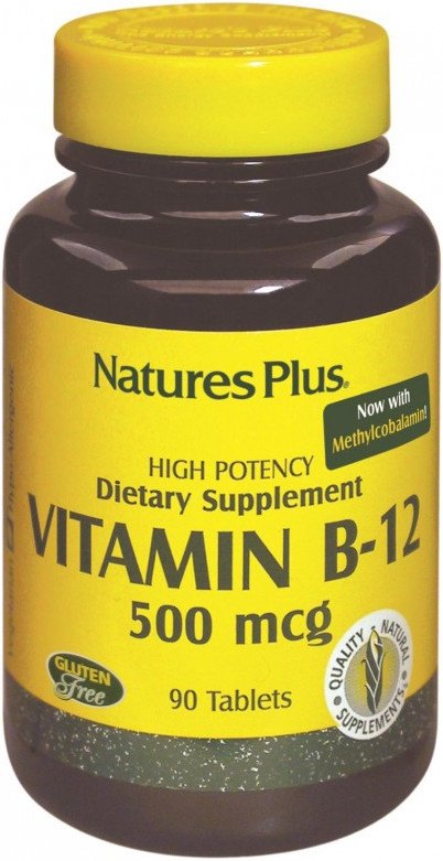Natures Plus Vitamina B12 500 Mcg 90 Comp - BULEVIP